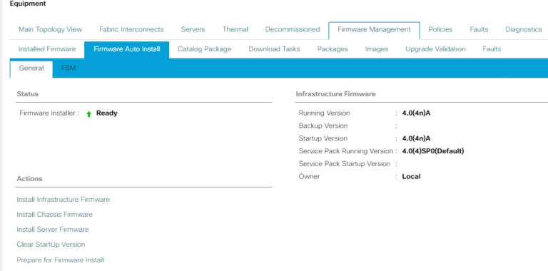 Cisco UCS Upgrade with Firmware Auto Install - theDXT