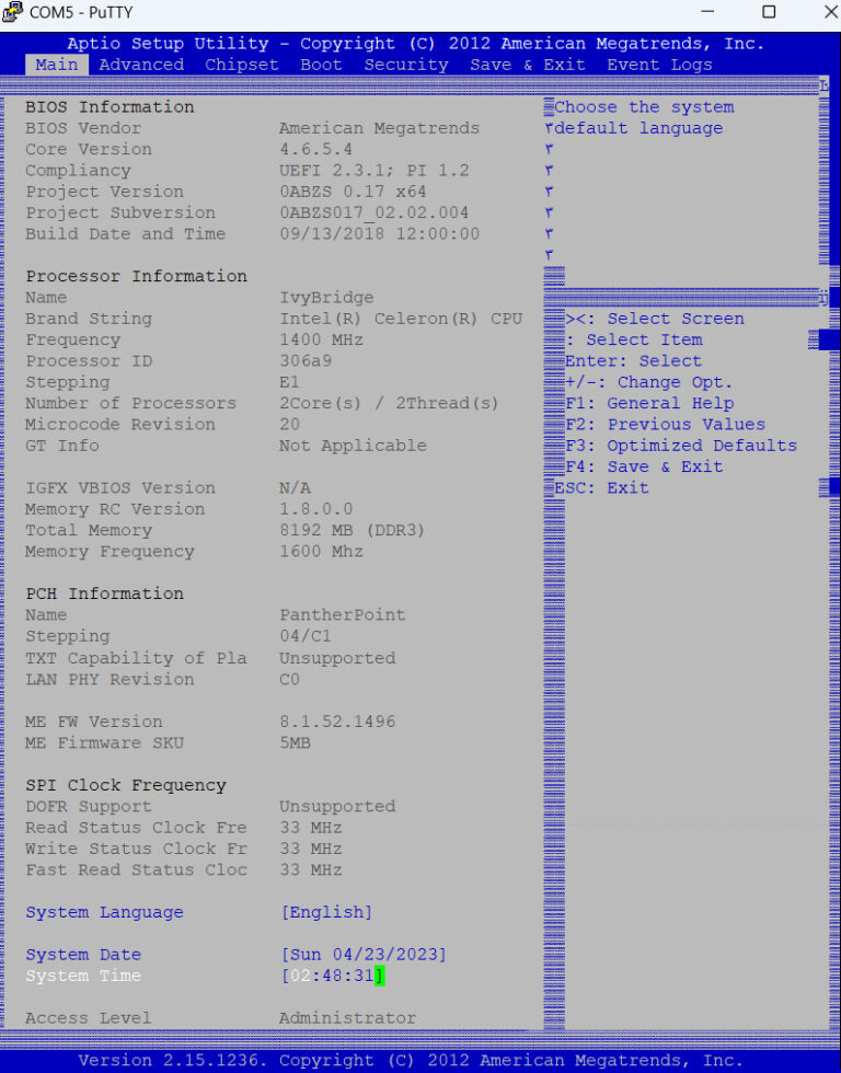 Onyx (MLNX-OS) BIOS Password Reset - theDXT