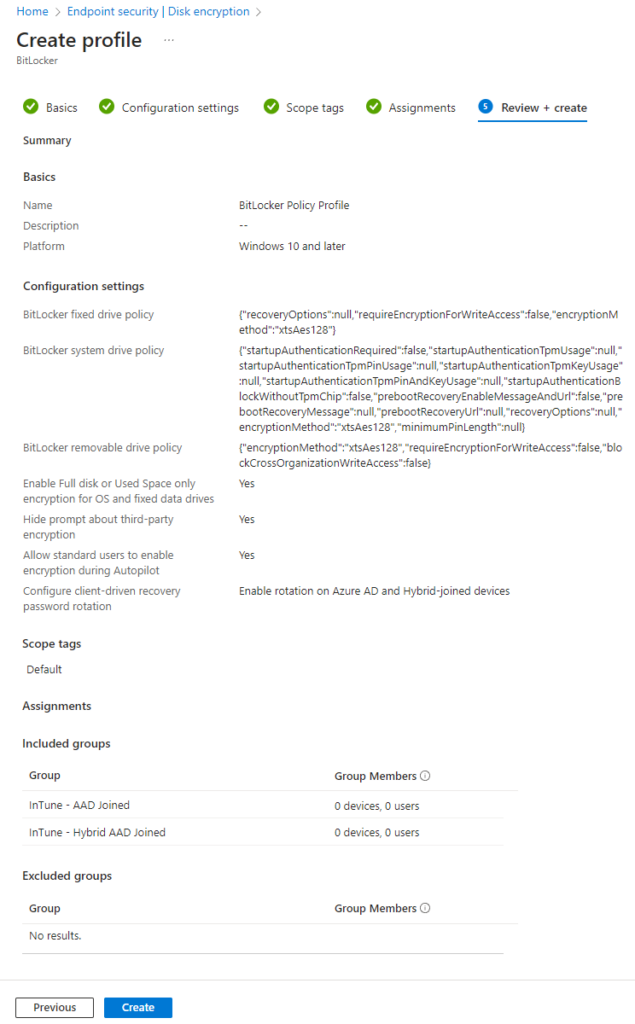 Intune Silently Enable BitLocker - theDXT