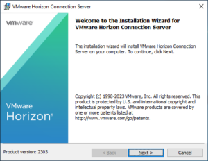 Install VMware Horizon Connection Server - theDXT