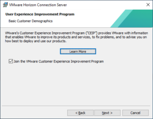 Install VMware Horizon Connection Server - theDXT
