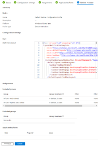Intune Deploy Default Taskbar - theDXT