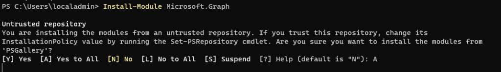 Microsoft 365 Setup Microsoft Graph PowerShell SDK - theDXT