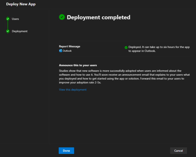 Microsoft 365 Report Message Button - theDXT