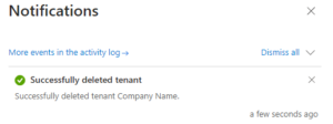 Delete Microsoft 365 Tenant - theDXT