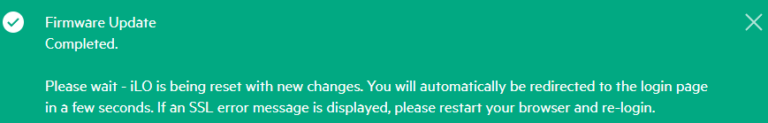 HPE iLO Firmware Upgrade - theDXT