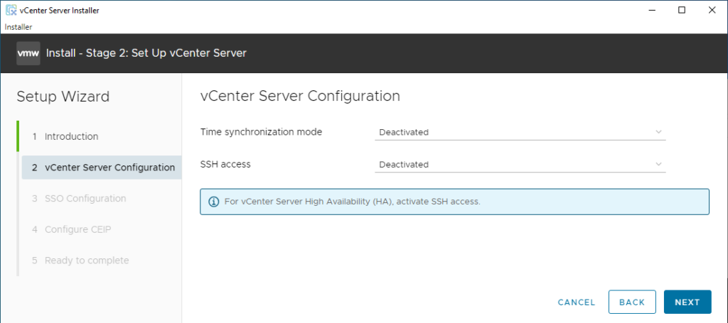 Install VMware vCenter - theDXT