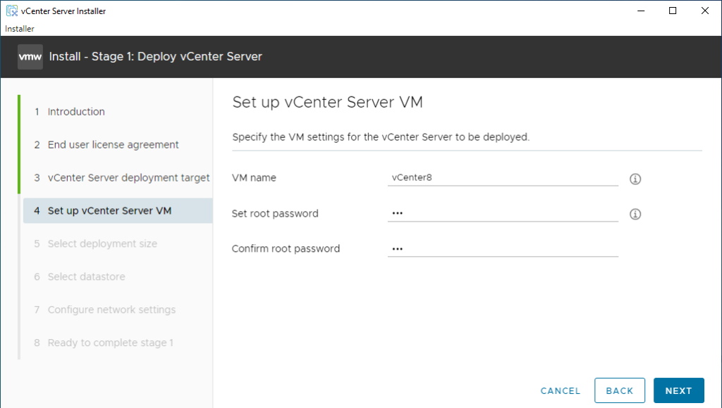 Install VMware vCenter - theDXT