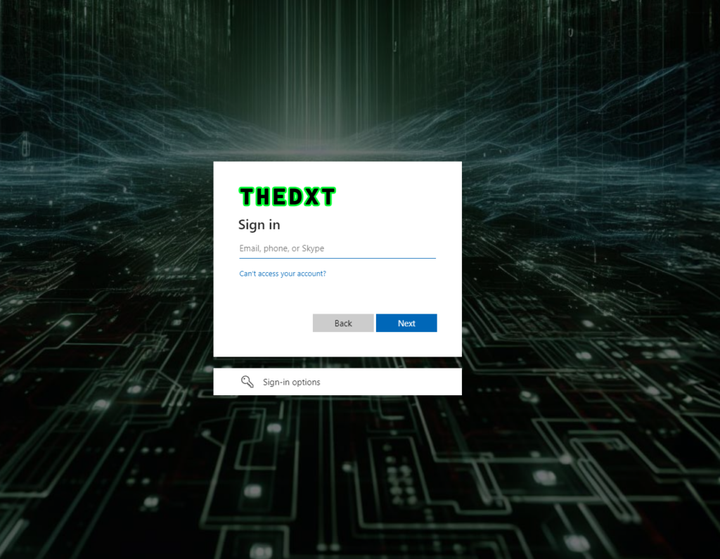 Microsoft 365 Sign-in Page Branding - theDXT