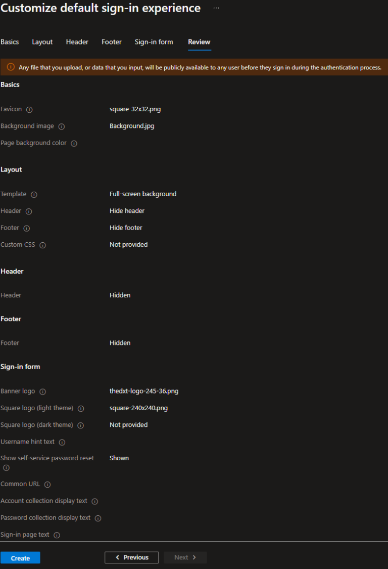 Microsoft 365 Sign-in Page Branding - theDXT