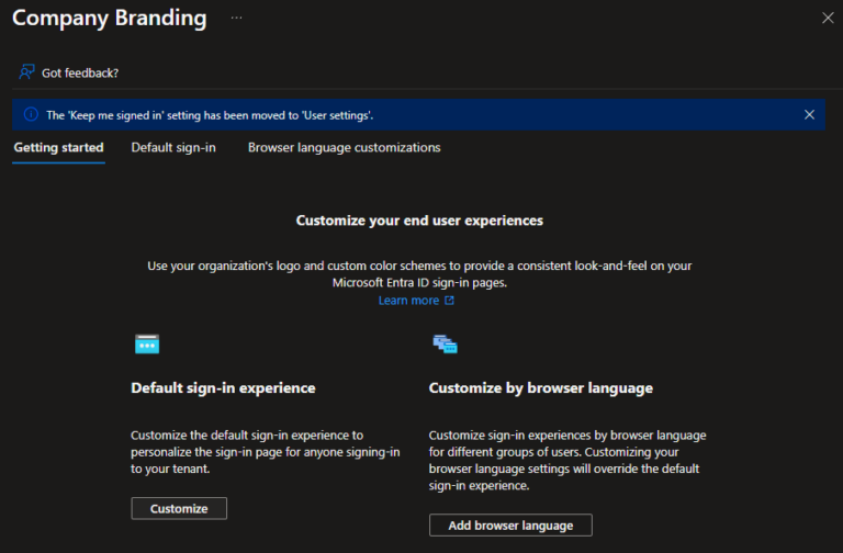 Microsoft 365 Sign-in Page Branding - theDXT