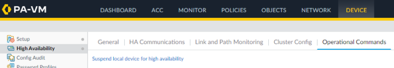 Palo Alto Private Data Reset with HA (Active/Passive) - theDXT