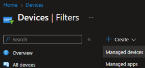 Intune Device Filters - theDXT