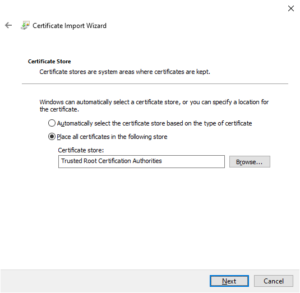 Install VMware vCenter Certificate in Windows - theDXT