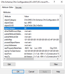 Active Directory Schema - theDXT