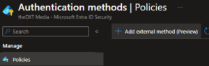 Entra ID External Authentication Methods with Duo - theDXT