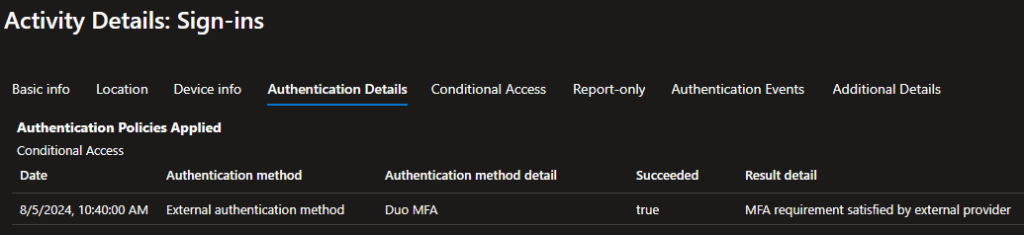 Entra ID External Authentication Methods with Duo - theDXT