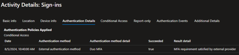 Entra ID External Authentication Methods with Duo - theDXT