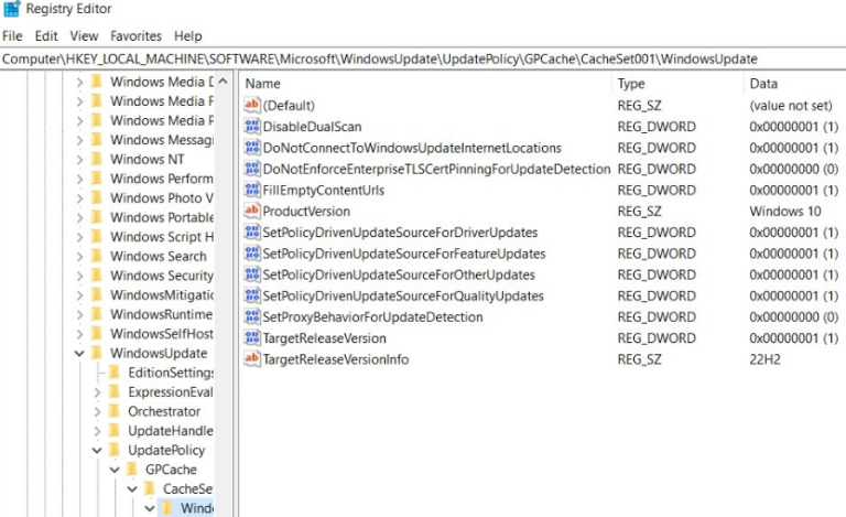 Windows Update Settings Stuck - theDXT