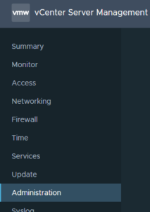 VMware vCenter Disable Root Password Expiry - theDXT