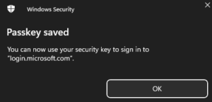 Microsoft 365 Passkey Setup - theDXT