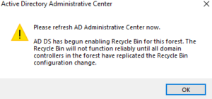 Active Directory Recycle Bin - theDXT