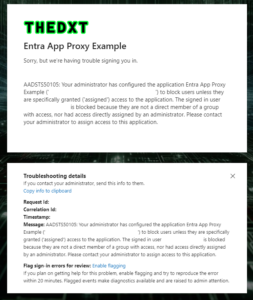 Entra Application Proxy - theDXT