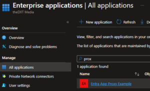 Entra Application Proxy - theDXT