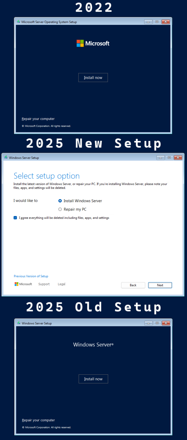 Windows Server 2025 Changes - theDXT