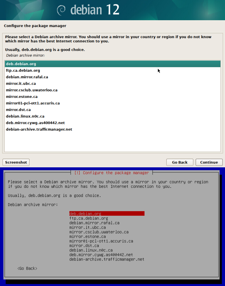Install Debian 12 Bookworm - theDXT