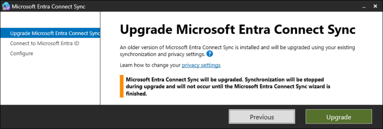 Upgrade Azure AD Connect to Entra Connect Sync - theDXT