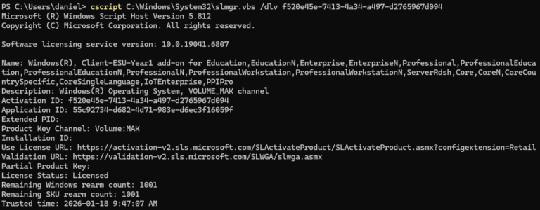 Enable Windows 10 Extended Security Updates - theDXT